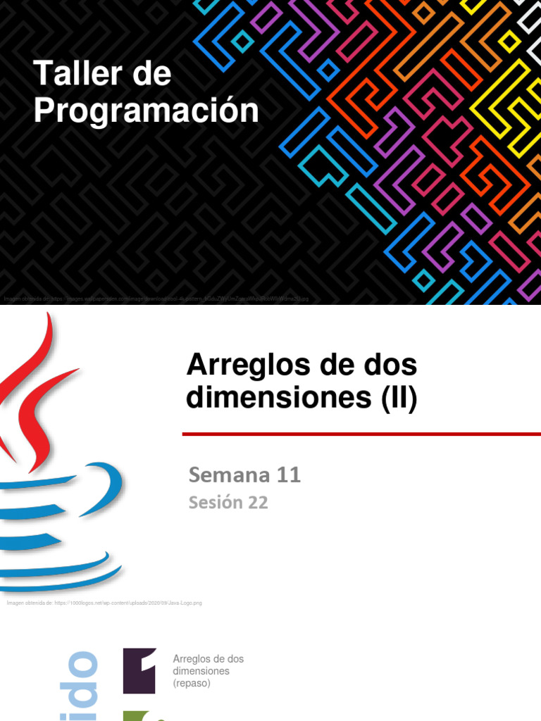 Fundamentos de Programacion - ArrBidimensionales - 02 | PDF | Álgebra lineal | Programación de ...