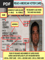 Understanding Mexican Voter ID Cards | PDF | Elections | Government