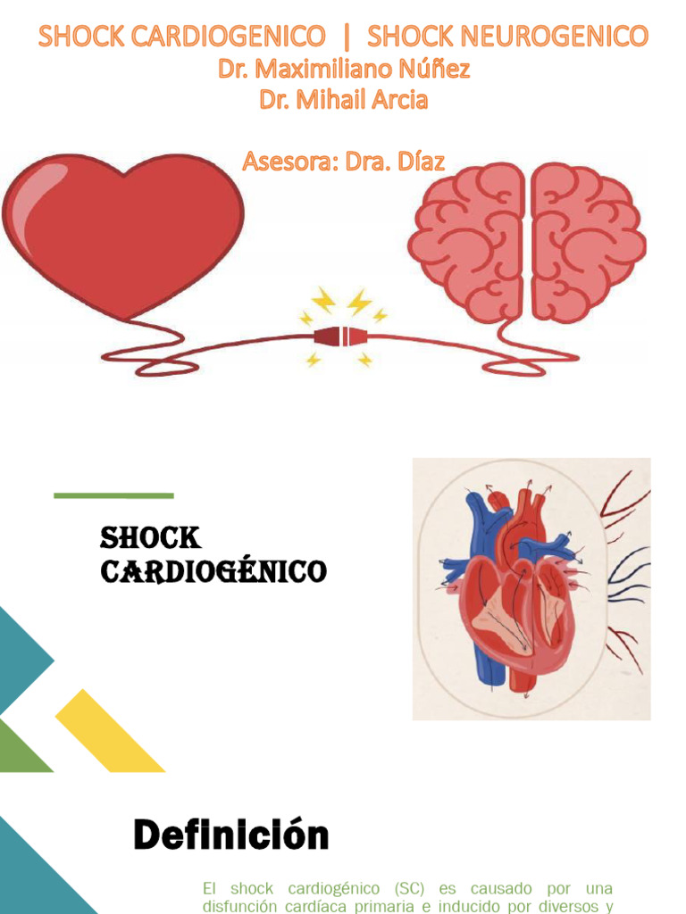 Shock Cardiogénico y Neurogénico | PDF | Choque (circulatorio ...