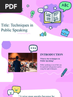 110 Techniques of Communication and Public Speaking | PDF | Language ...
