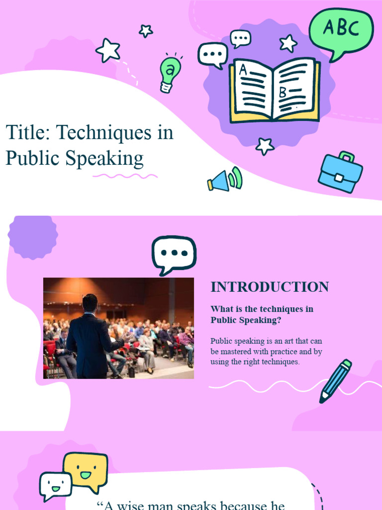 English 10 Group 5 Presentation Public Speaking | PDF | Public Speaking ...