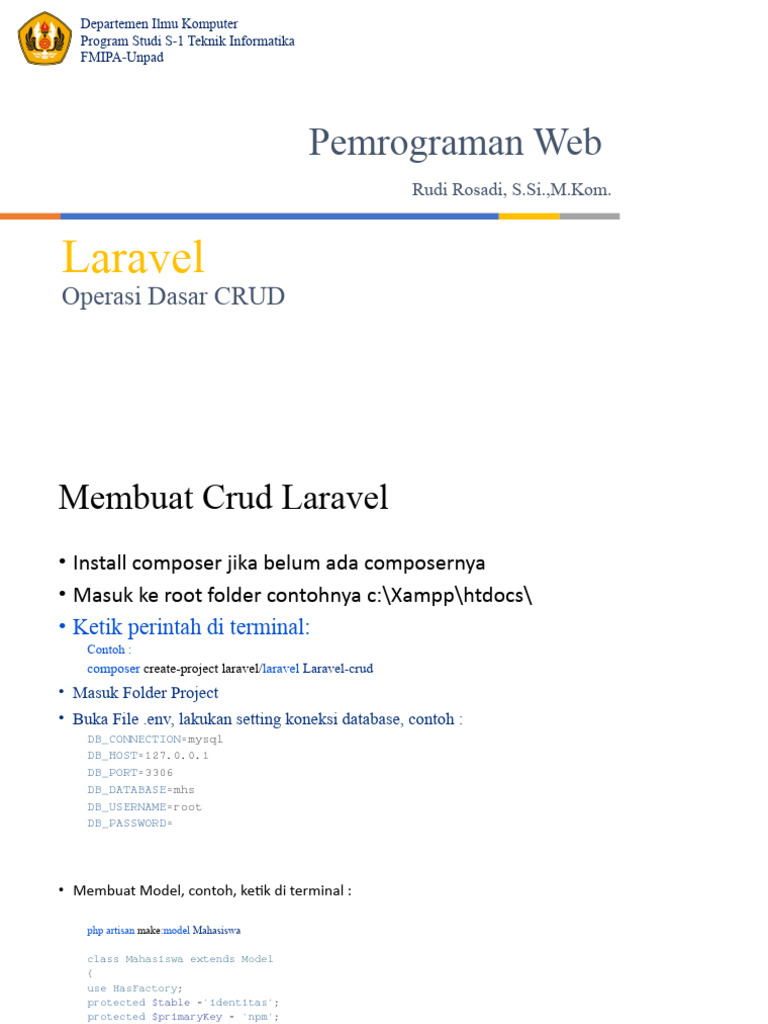 Laravel-Crud - Oi | PDF