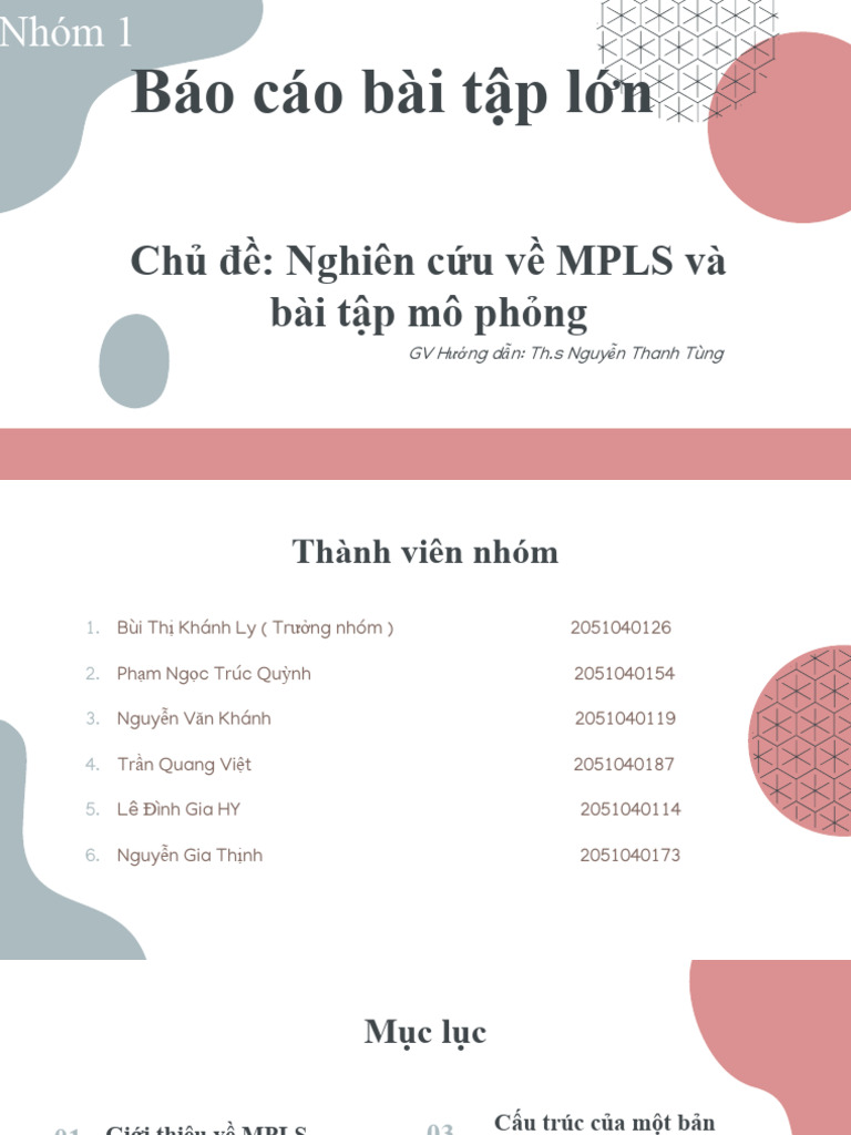 MPLS - Basic Nhóm 1 | PDF