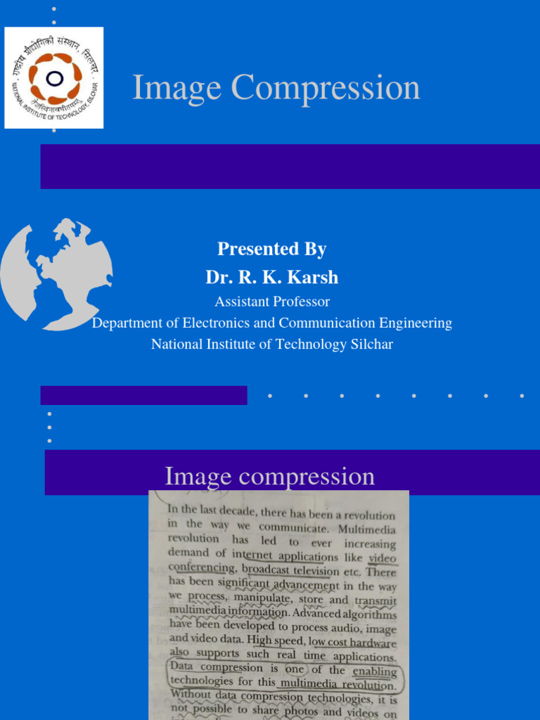 Lecture10 Image Compression Pdf Data Compression Information