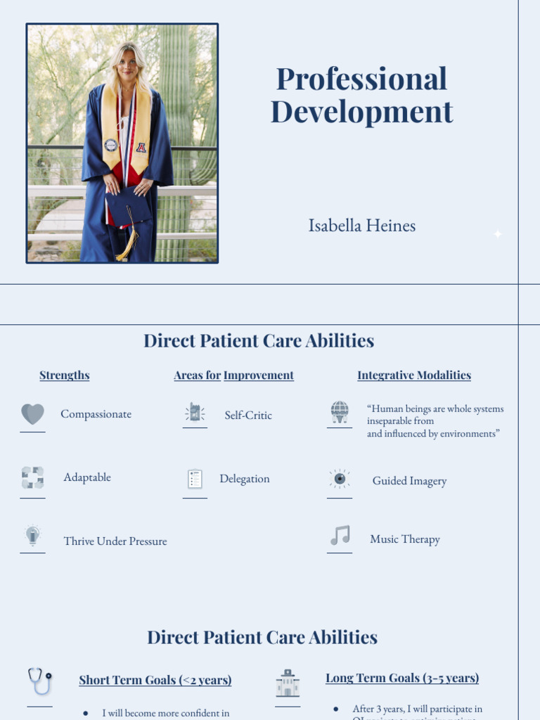 Nursing Career Development Plan | PDF | Clinical Medicine | Medicine