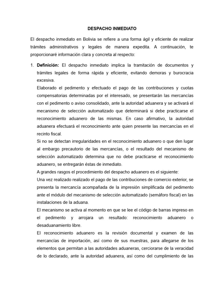 Inf. Rous Terminado | PDF | aduana