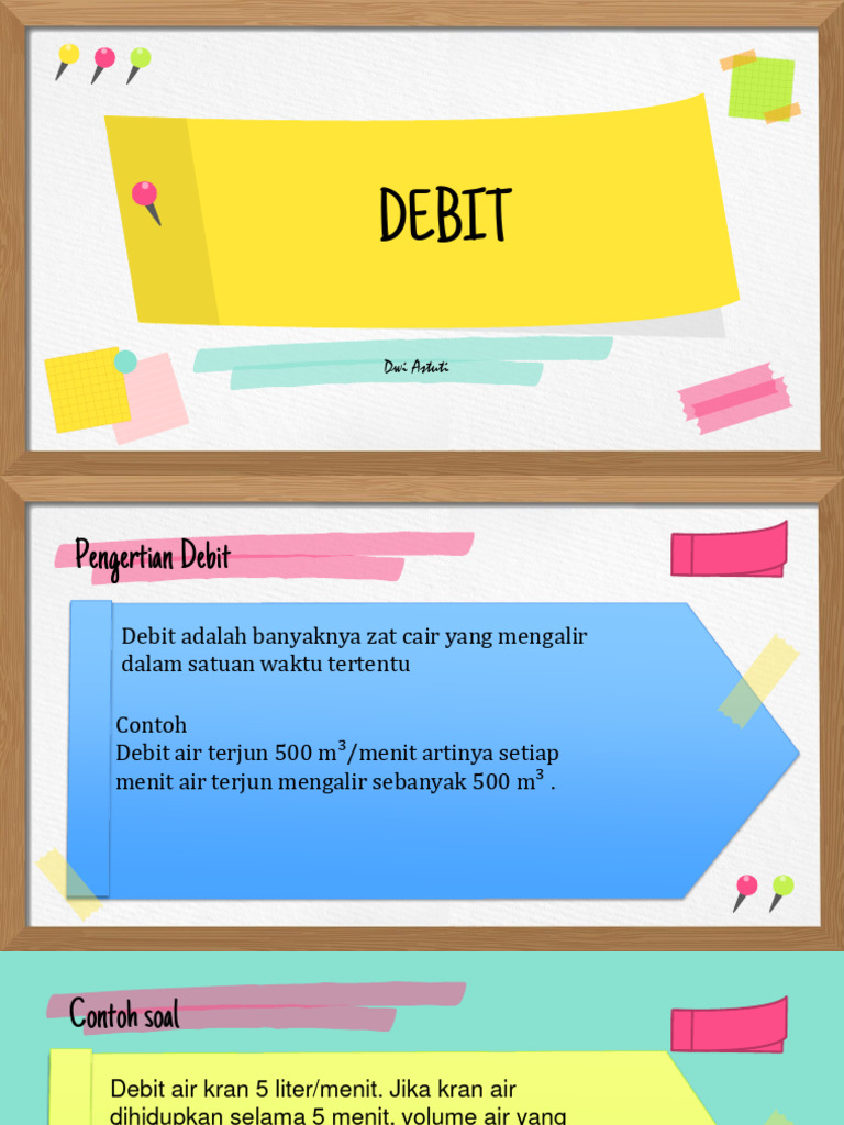 Pengertian dan Contoh Debit Air | PDF | Griya & Taman | Seni