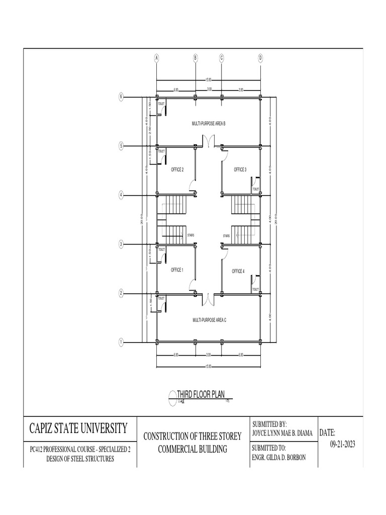 Capiz State University: Construction of Three Storey Commercial Building | PDF
