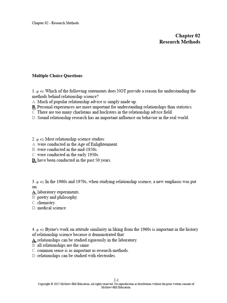 Chap 002 | PDF | Self Report Study | Bias