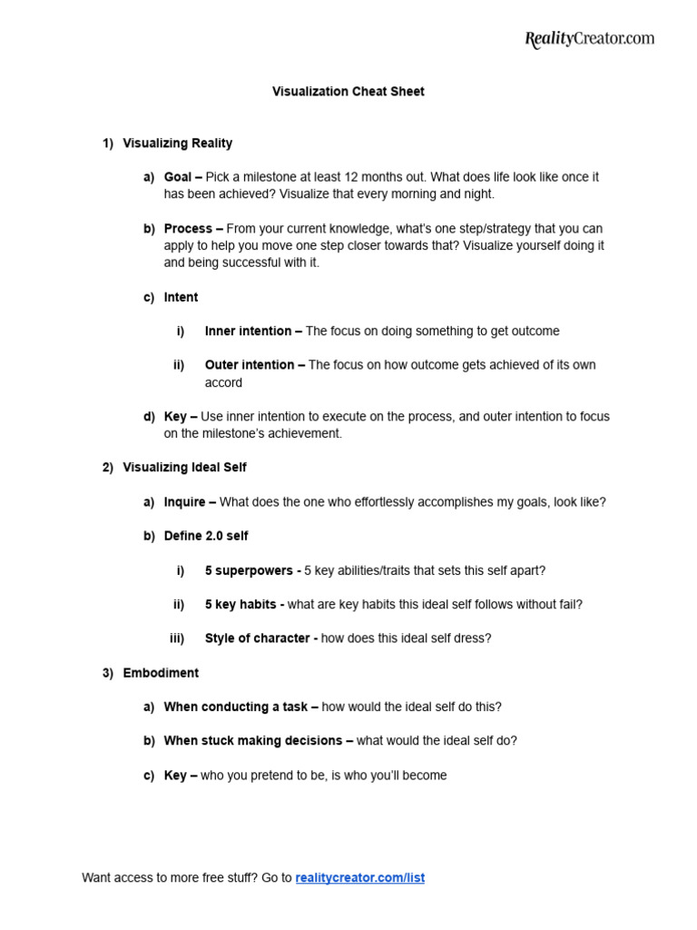 Visualization Cheat Sheet | PDF