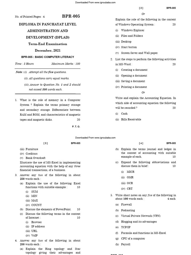 BPR-005 Dec 2021 | Download Free PDF | Computer Data Storage | Computing