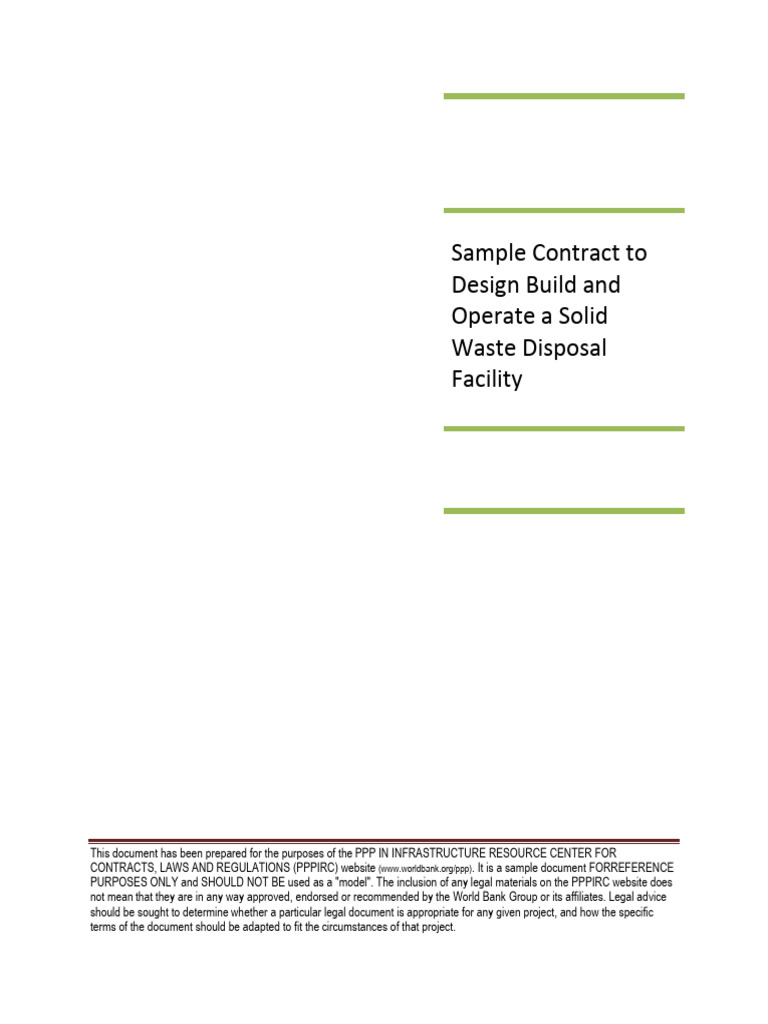 Vdocuments - MX - Sample Contract To Design Build and Operate A Solid ...