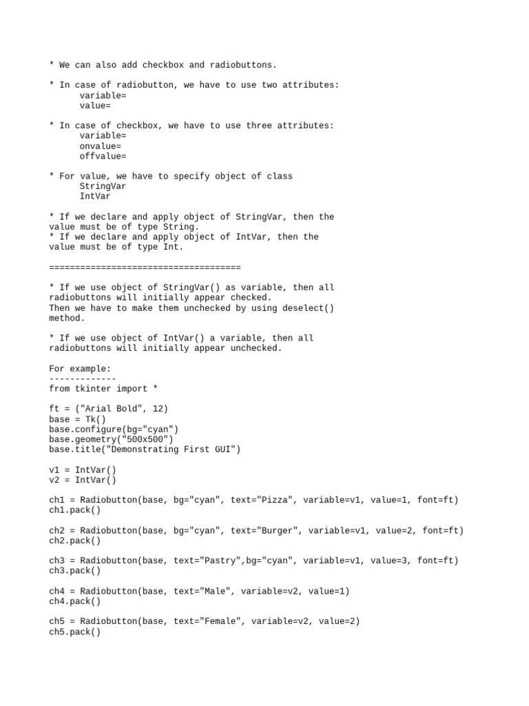 GUI Information - II | PDF | Computer Programming | Software Engineering