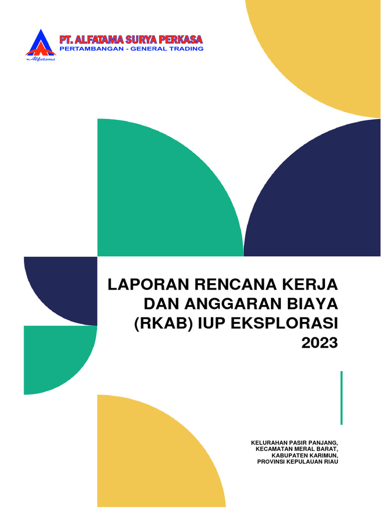 (Revisi) Rkab 2023 PT Asp SK Iup No 843 | PDF