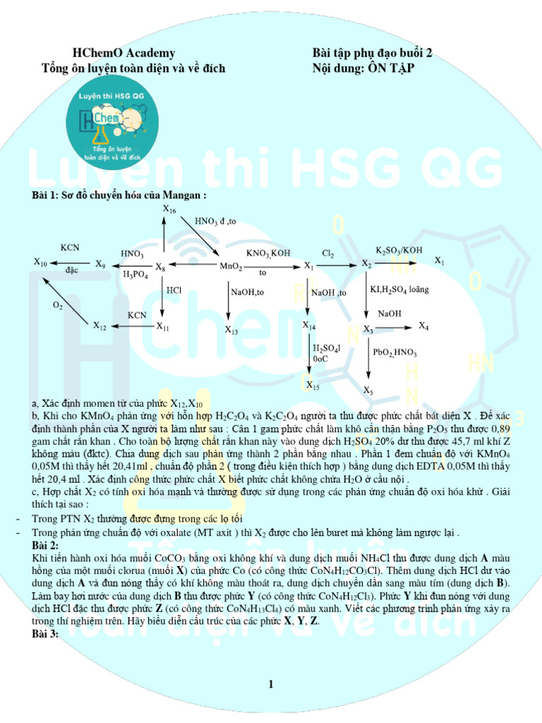 PH Đ o Bu I 2 HChemO TDVD 2k6 | PDF