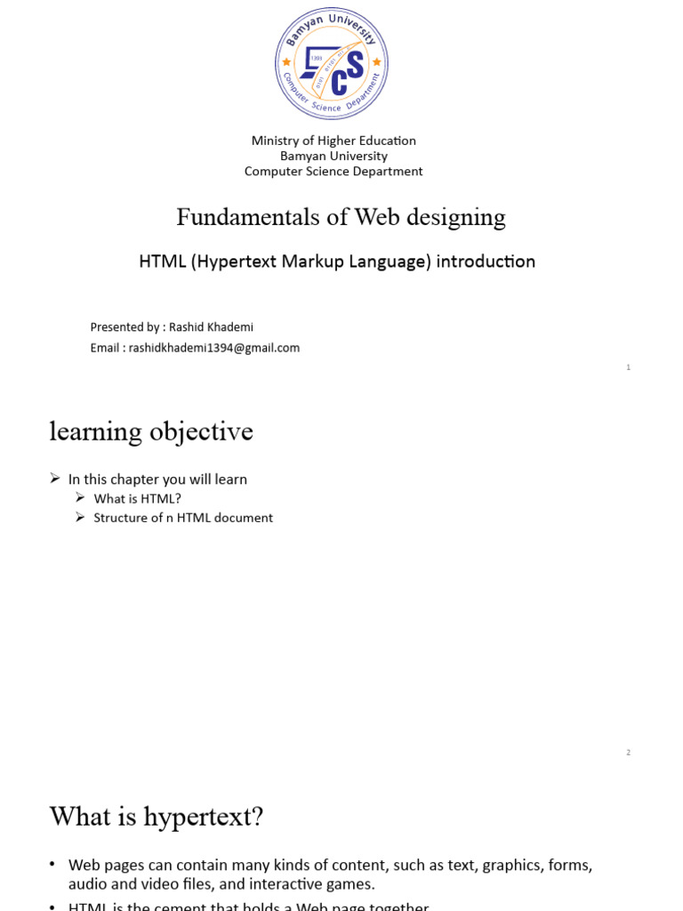 Lecture 3 | PDF | Html | Html Element Lecture 3 | PDF | Html | Html Element