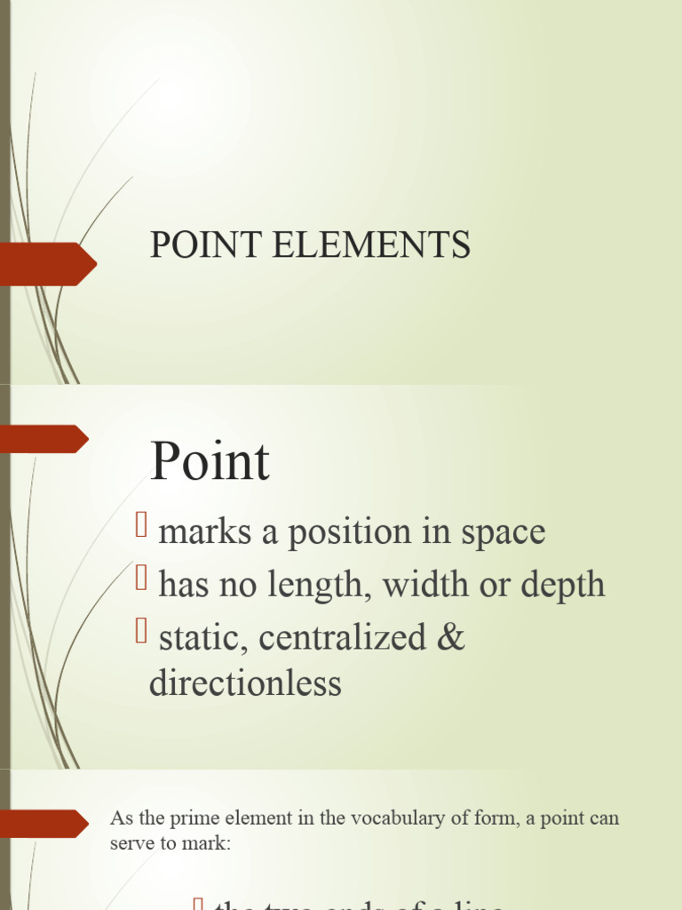 POINT ELEMENTS Kuno Point Lang Gali | PDF