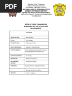 Crime Scene Evidence Inventory | PDF | Social Science | Law
