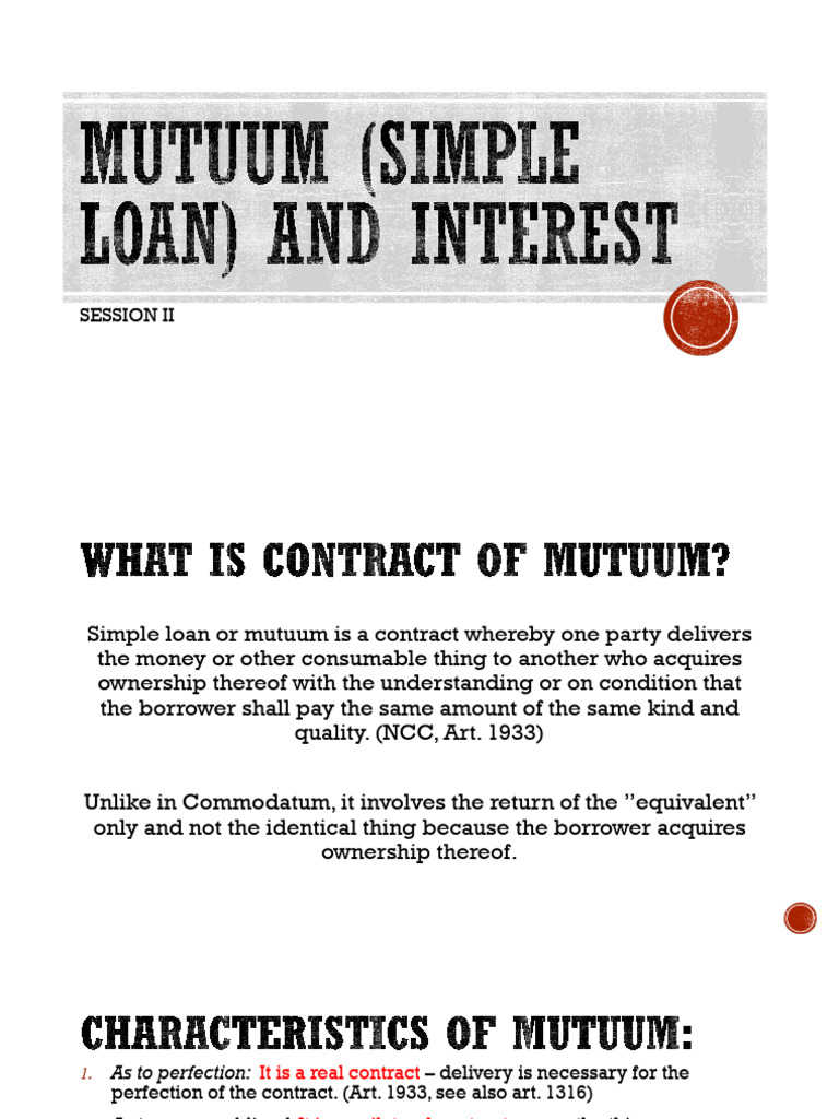 2 - Mutuum | PDF | Loans | Deposit Account