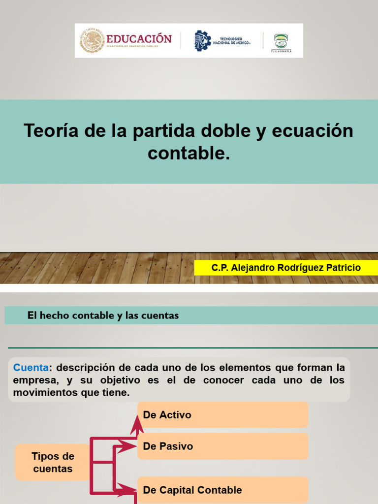 Teoría de la Partida Doble Contable | PDF | Contabilidad | Economía ...
