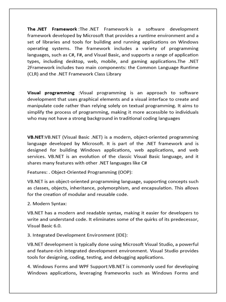 Net Module 1 Pdf Integrated Development Environment Window Computing
