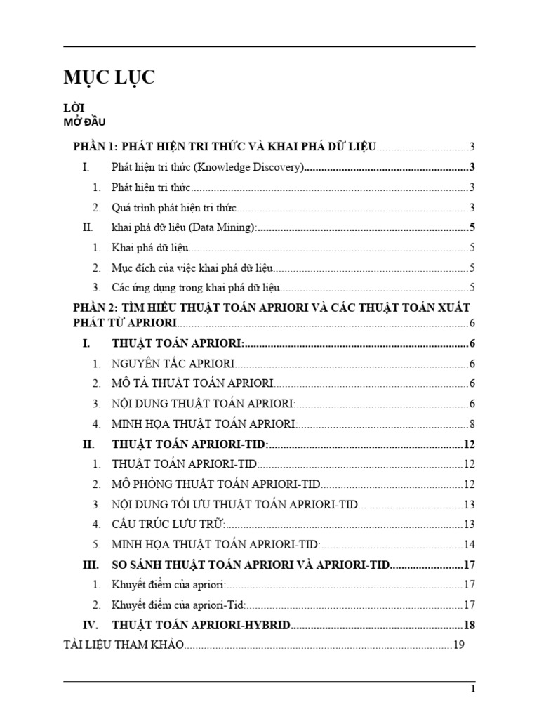 PACuong TIM HIEU THUAT TOAN APRIORI | PDF
