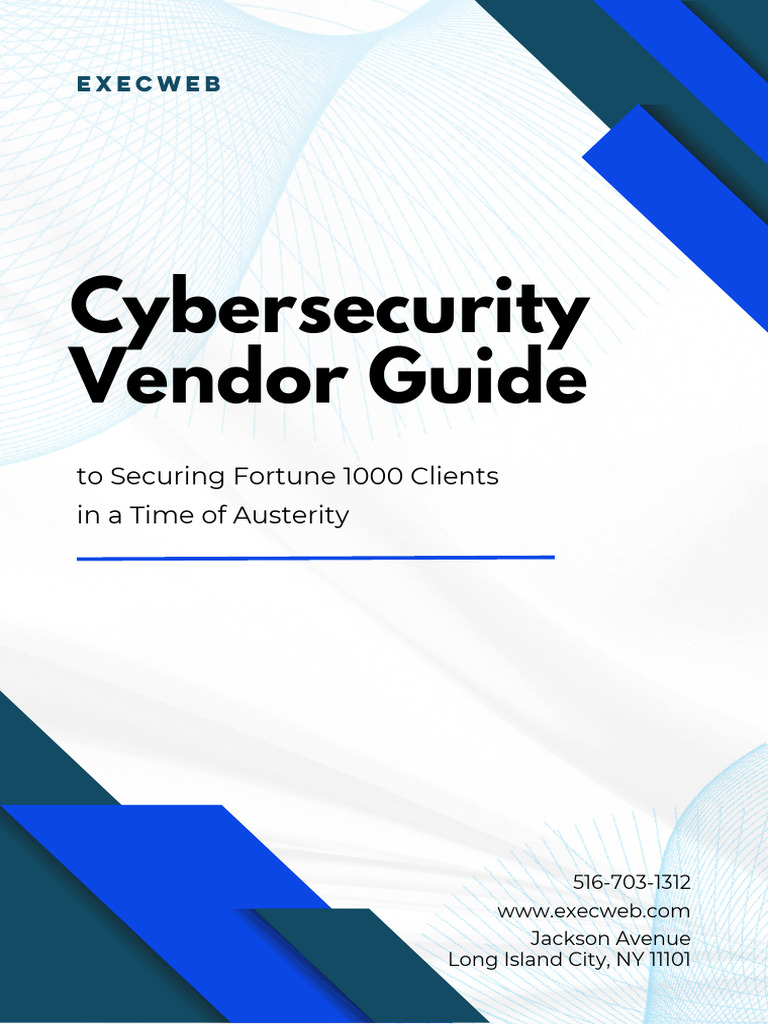Cybersecurity Vendor Guide | PDF | Computer Security | Security