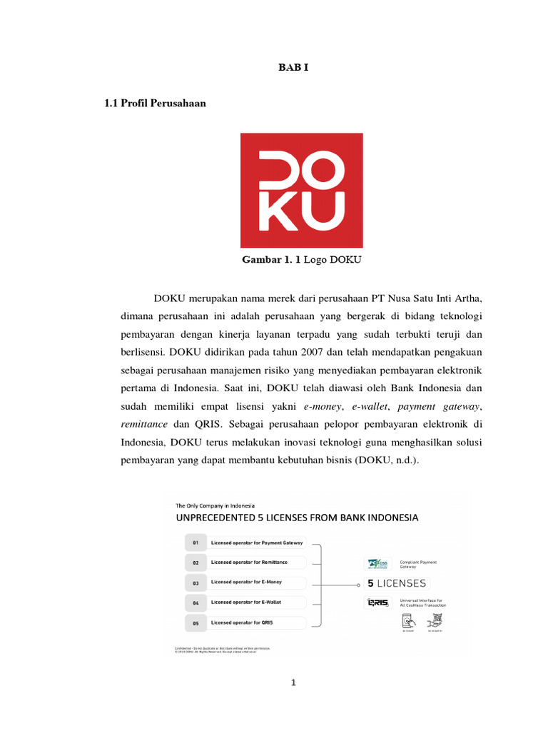 Profil Perusahaan DOKU dan Layanan Pembayaran | PDF