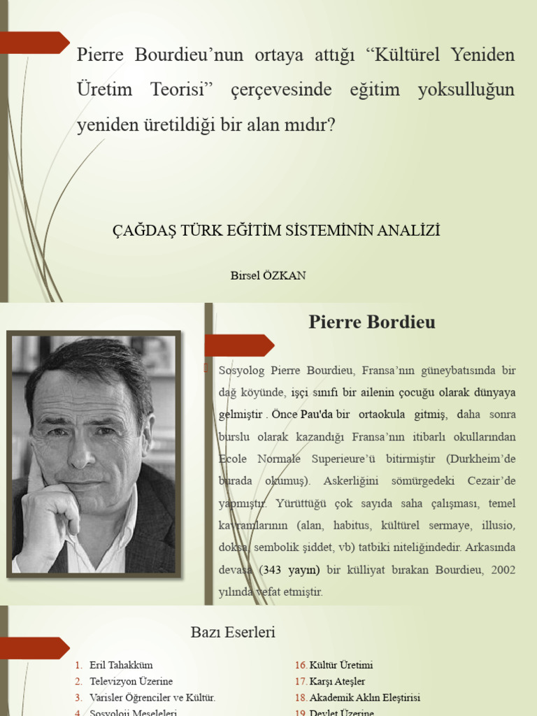 Bourdieu | PDF