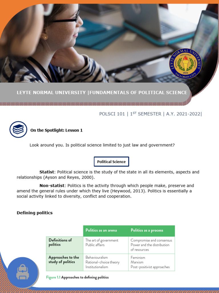Ps 101 Module 1 Pdf Theory Scientific Method