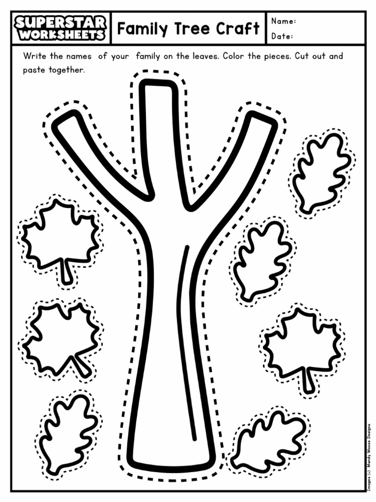 Family Tree Craftwith Leaves 3 Generations | PDF