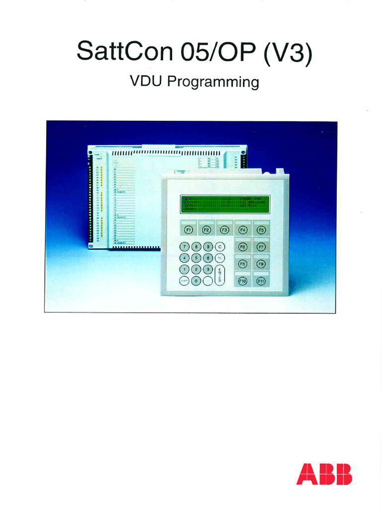 2-1 en SATT SattCon 05 OP (V3) VDU Programming | PDF