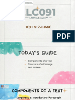 Understanding TEA Paragraph Structure | PDF | Evidence | Information
