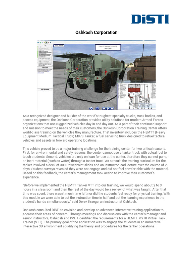 OshkoshCorporation DiSTI | PDF | 3 D Computer Graphics | Computing