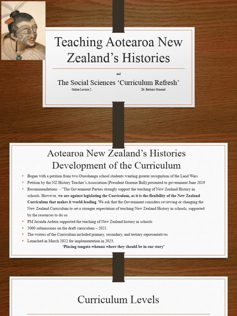 Aotearoa NZ Histories and Social Sciences Curriculum Refresh Online ...