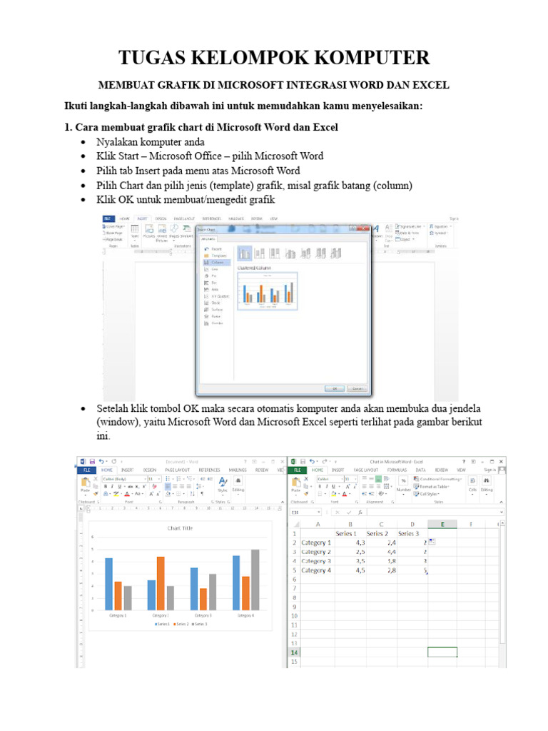 Tugas Integrasi Word To Excel | PDF