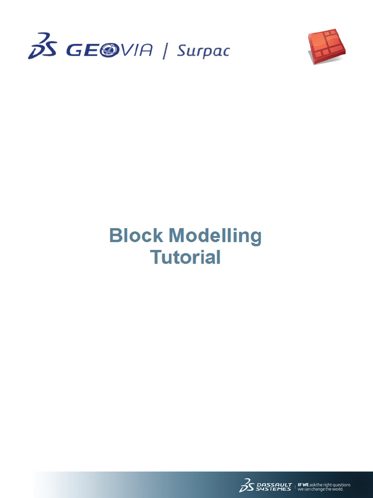 Block Modelling Surpac 2019 | PDF | Directory (Computing) | Menu (Computing)