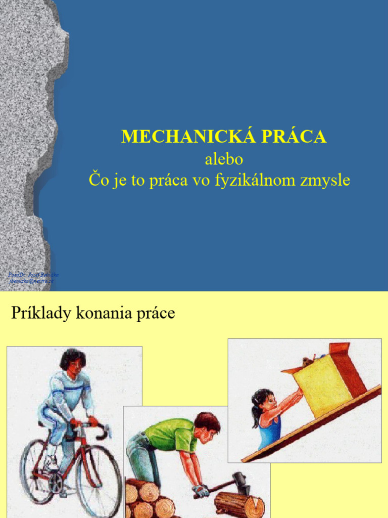 01 Mechanicka Praca | PDF