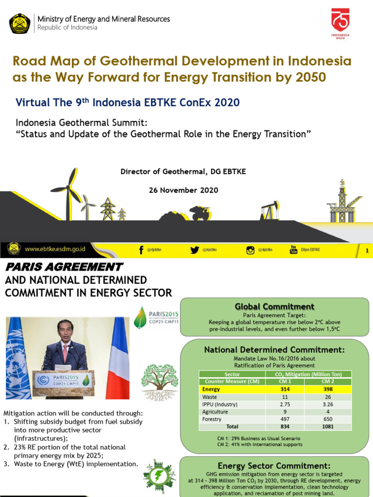 EBTKE Connex - Indonesia Geothermal Development Road Map | PDF ...