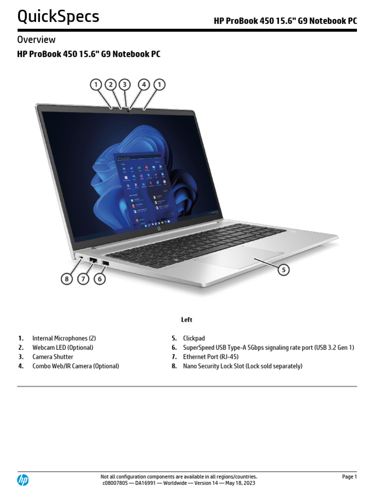 Laptop Information and Specs | PDF | Windows 10 | Wi Fi