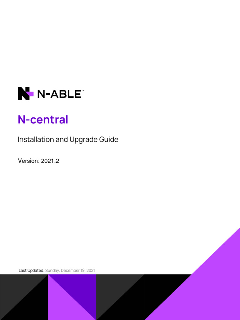 N-Central 2021-2-0 InstallGuide en | PDF | Hyper V | Microsoft Windows