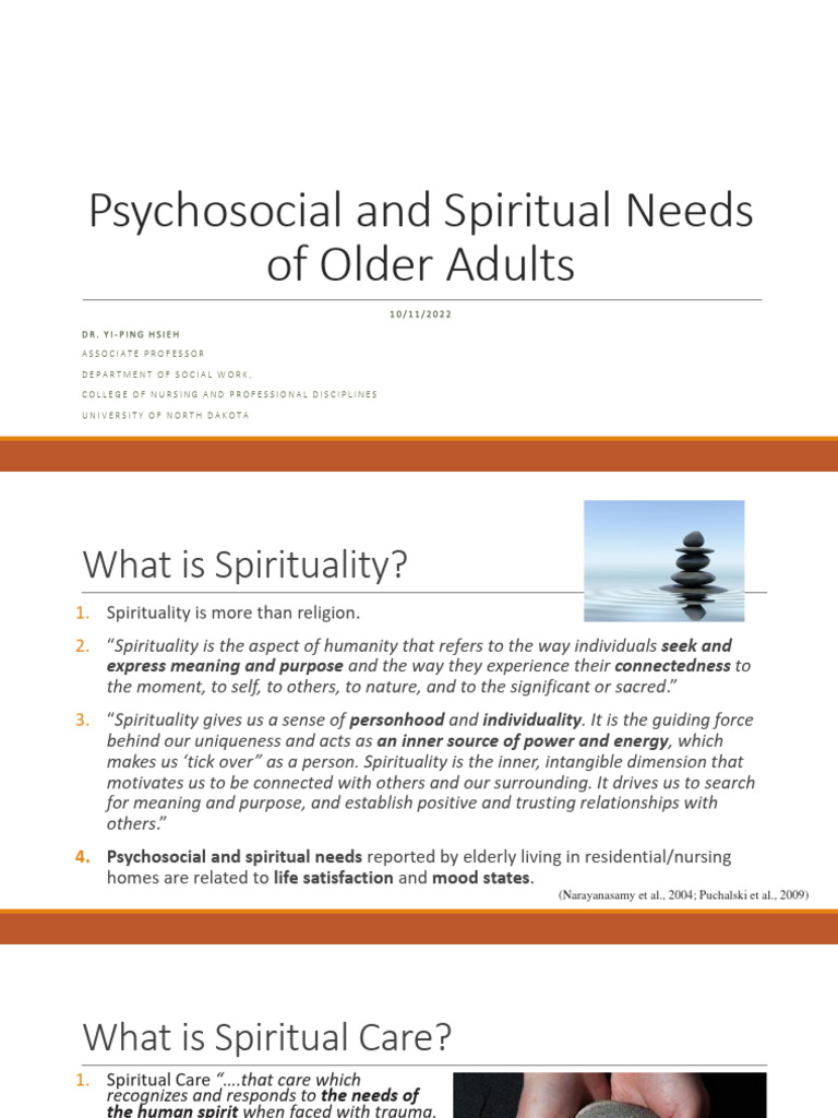 Addressing Spiritual Needs in Elder Care | PDF | End Of Life Care ...