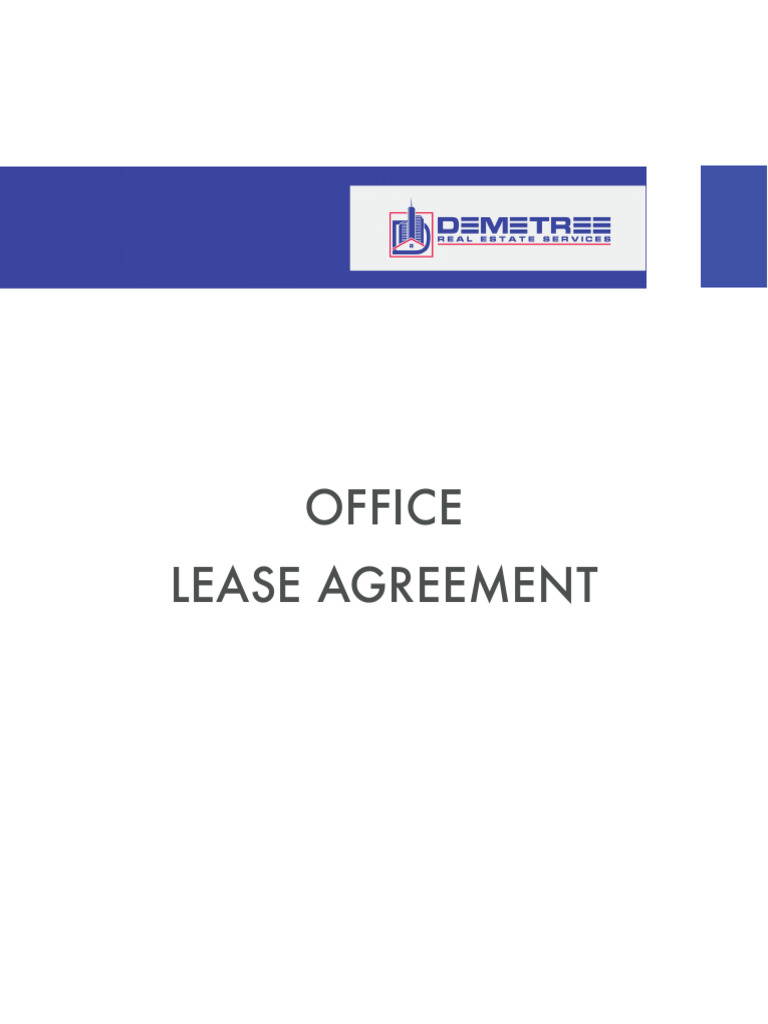 Vdocuments - MX - Office Lease Agreement Demetree Real Estate Services ...