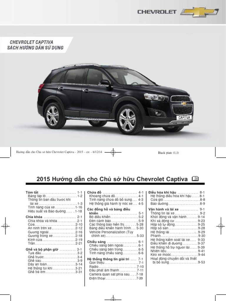 CCC Manuals Captiva Manual | PDF