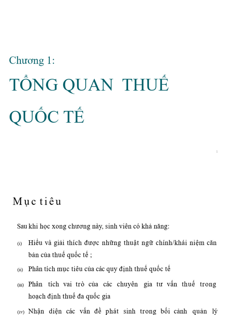 Ch1 - Tong Quan Ve TQT | PDF