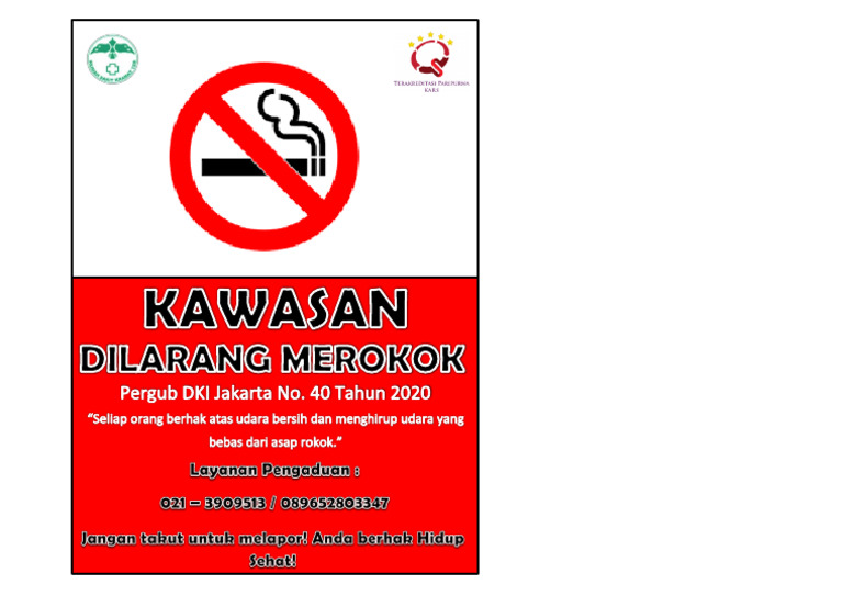 Poster Kegiatan Dilarang Merokok Pdf