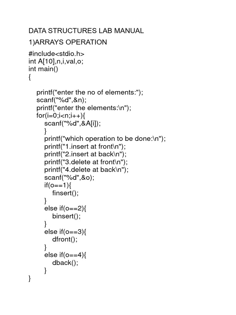 Data Structures Saturday Lab Work | Download Free PDF | Software Engineering | Information ...