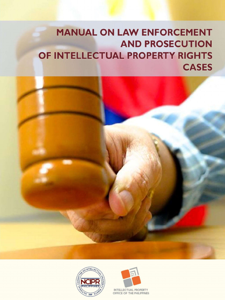 Manual On Law Enforcement & Prosecution of IPR Cases | PDF | Trademark ... Manual On Law Enforcement & Prosecution of IPR Cases | PDF | Trademark ...