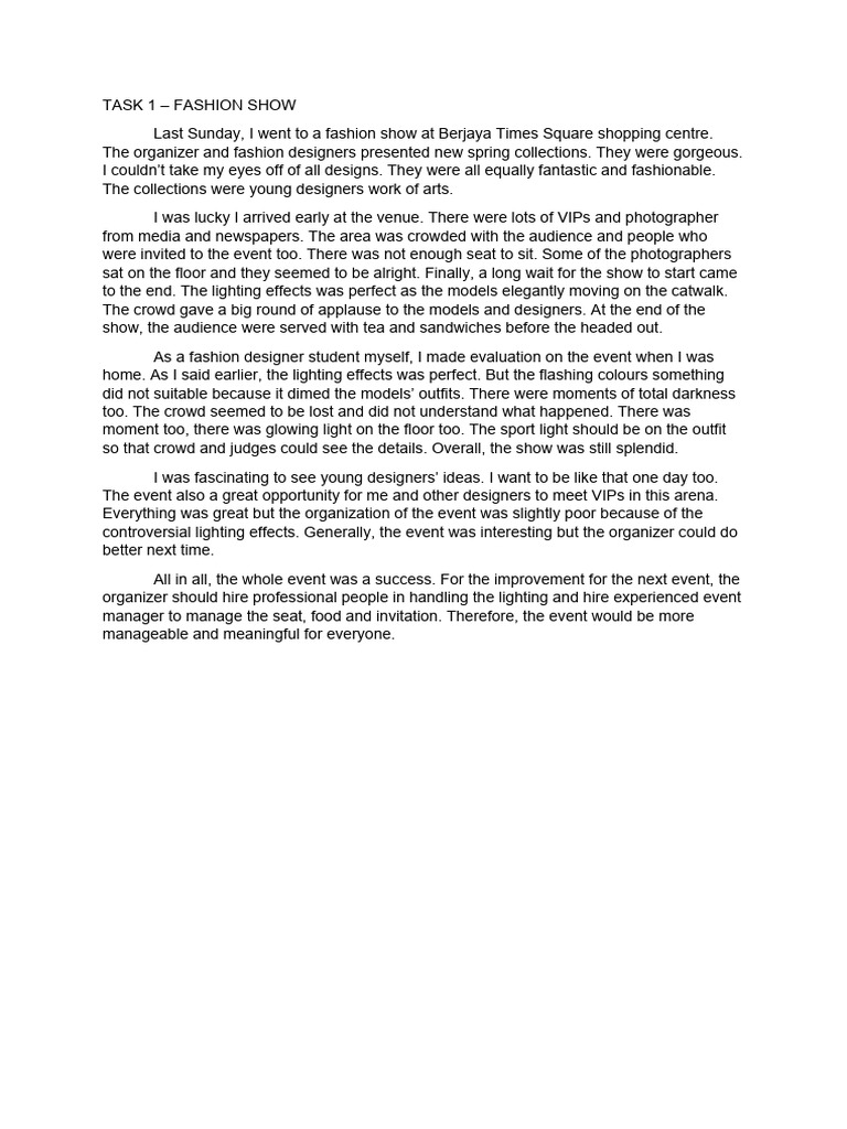 Final Task 2 - 1 Fashion Designer | PDF | Art Final Task 2 - 1 Fashion Designer | PDF | Art