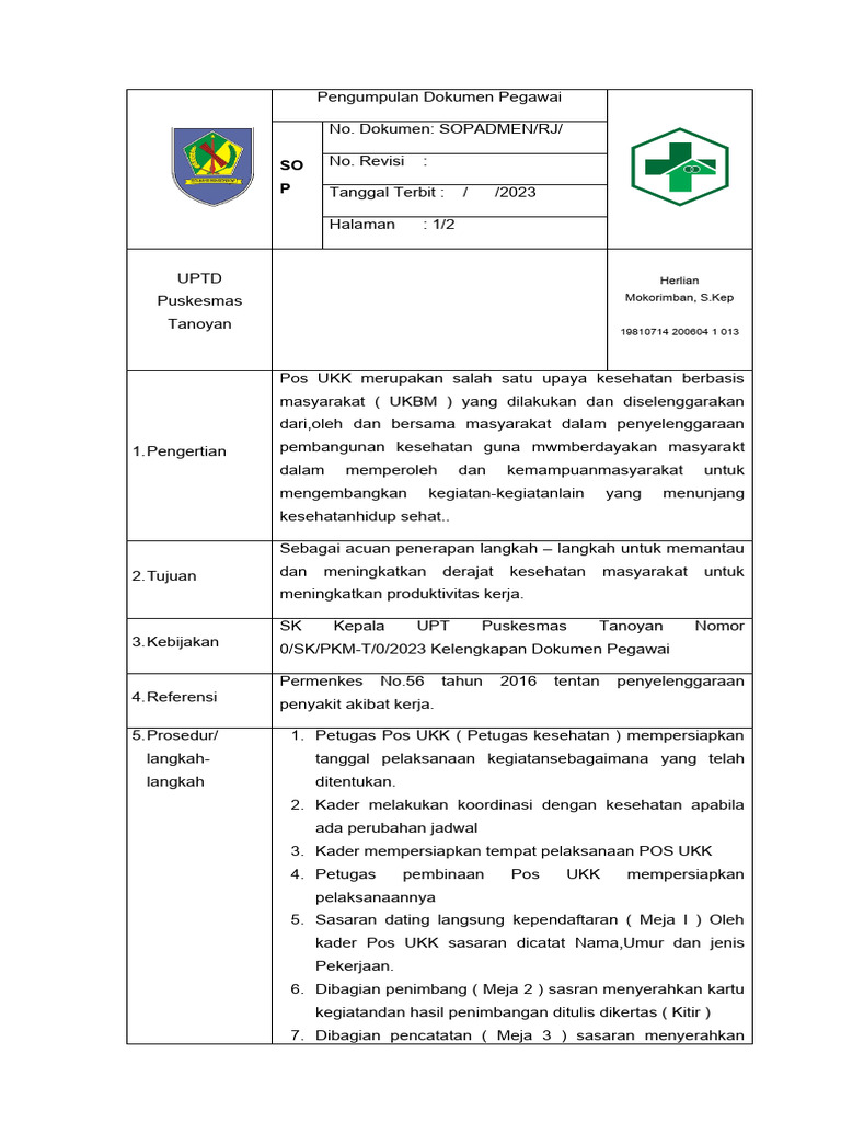 Sop Ukk | PDF | Sains & Matematika